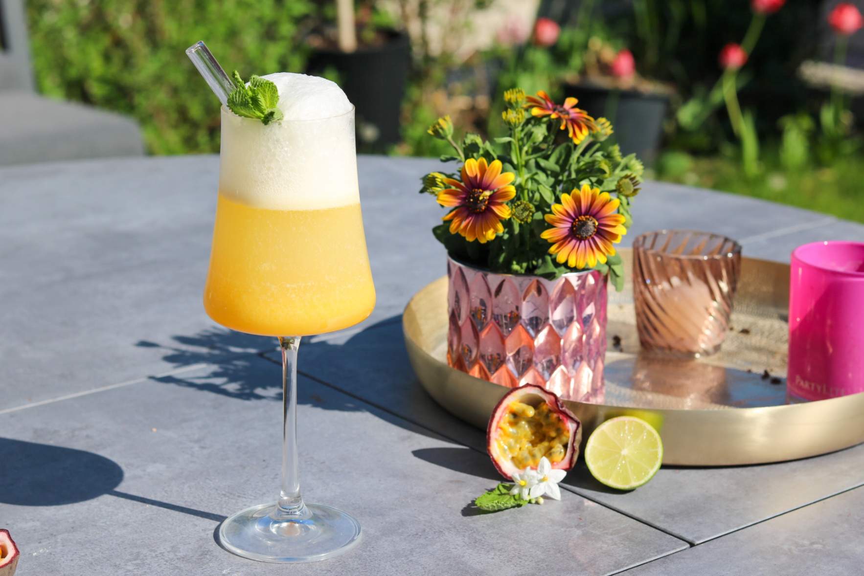 Eierlikör Maracuja Spritz